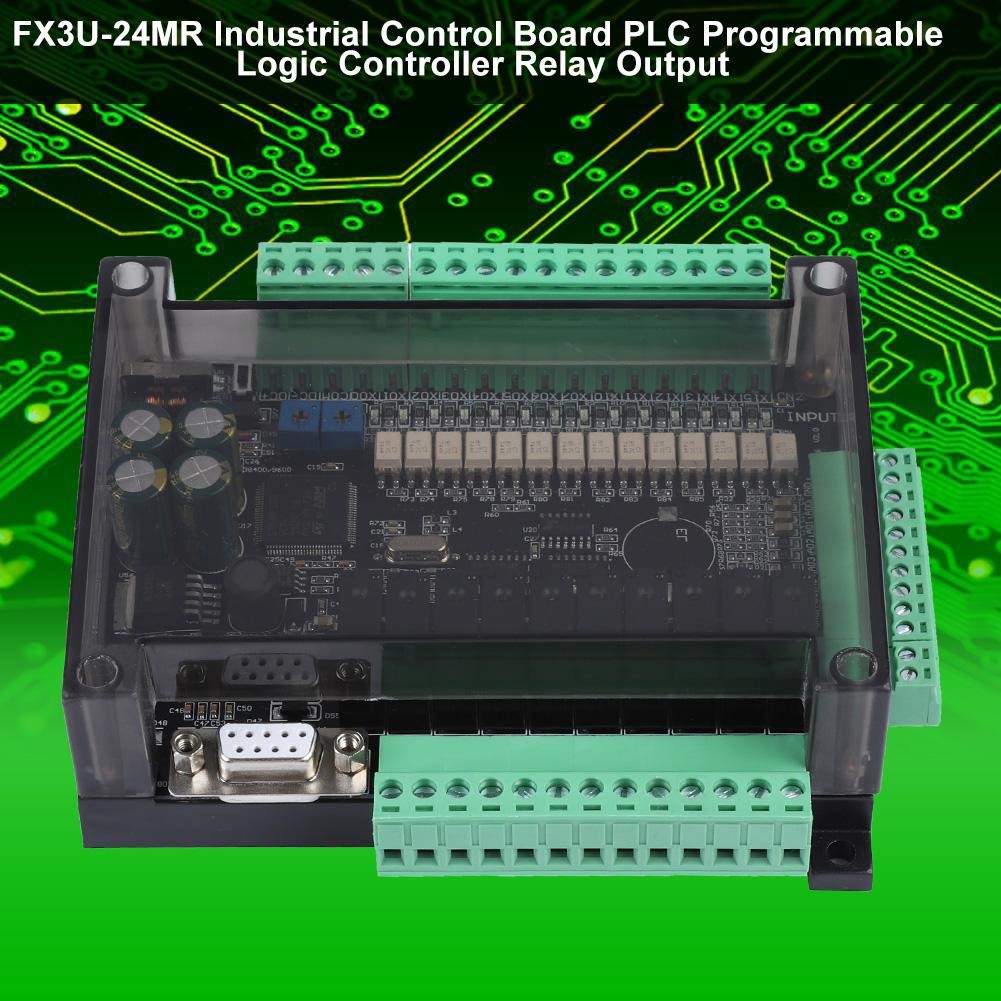 FX3U-24MR PLC Programmable Logic Controller Relay Output DC24V | Shopee ...