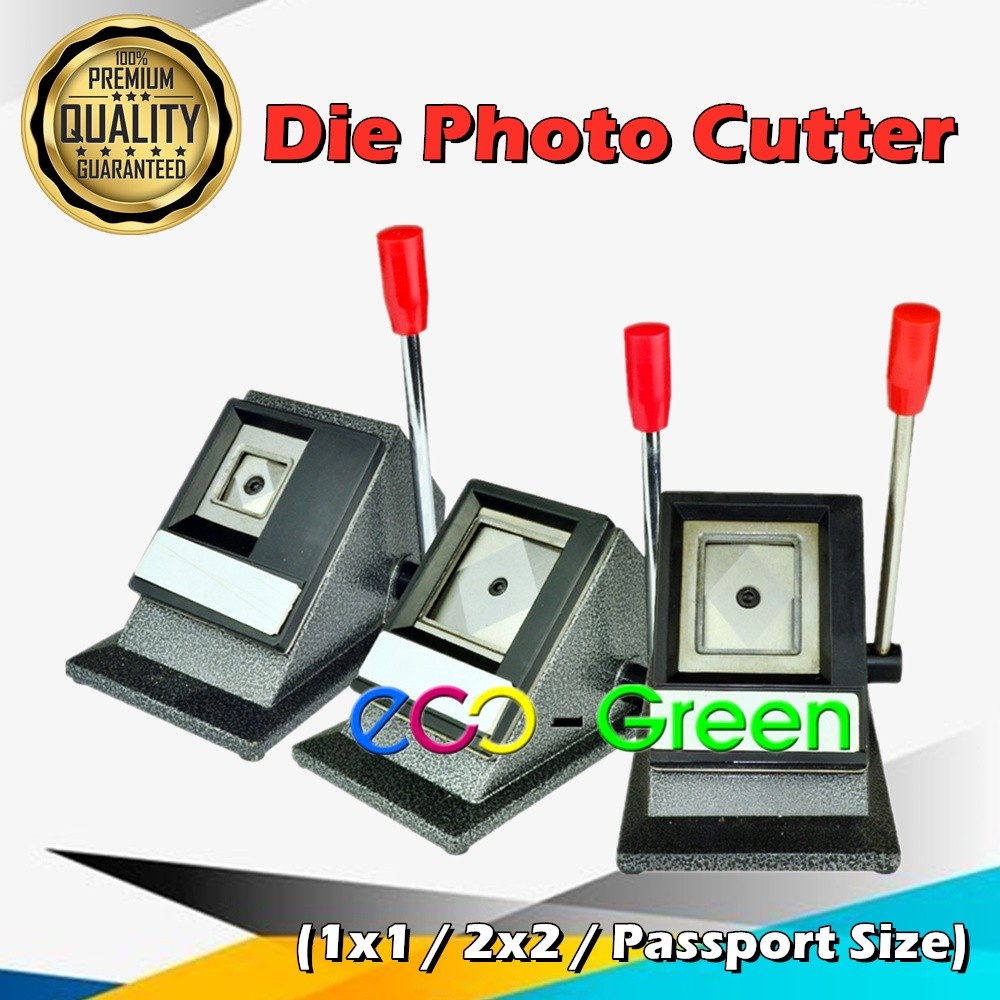 ♨ heavy duty Table Photo ID Die Cutter || 1x1 / 2x2 / Passport Size ...