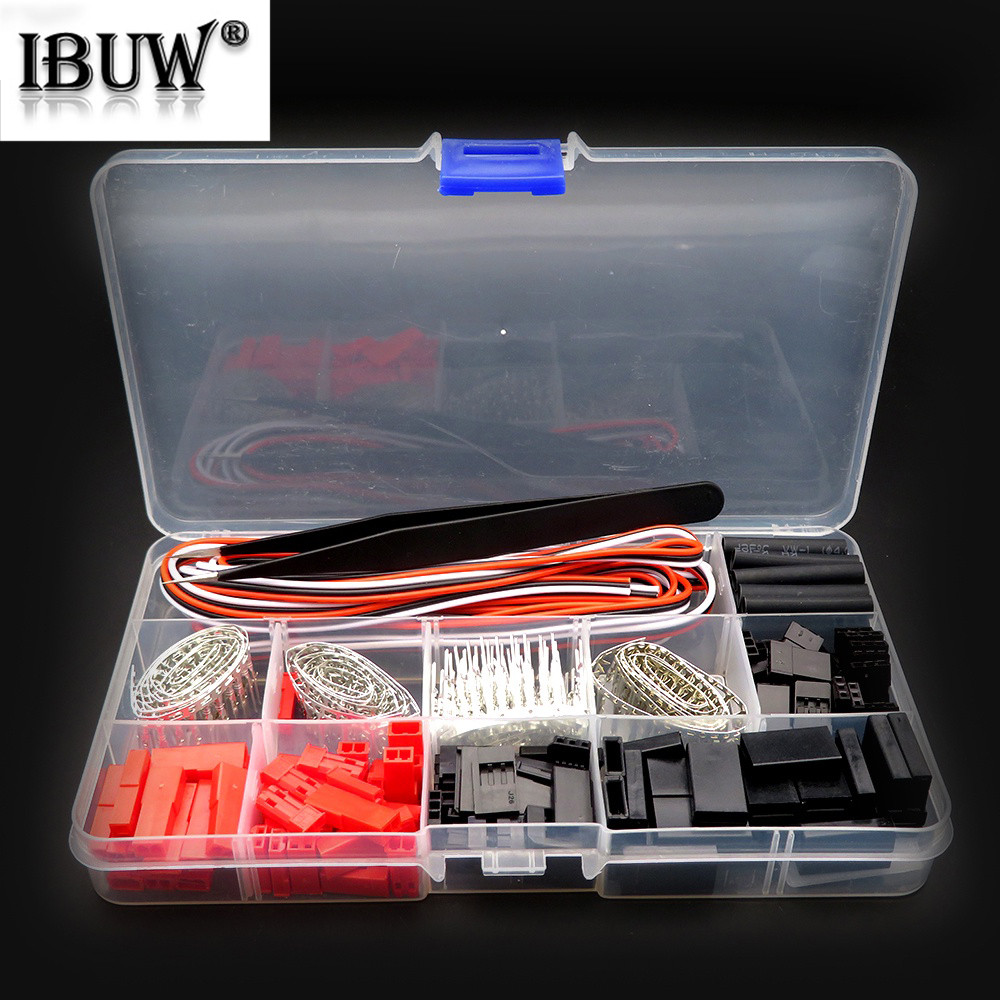 25 Sets Servo Connector Kits Servo Plug Male/Female Connector Crimp Pin ...