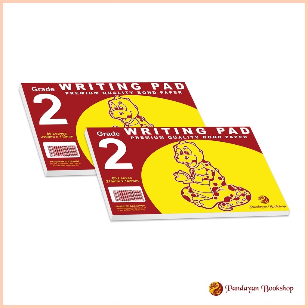 ♂ Pandayan Grade 2 Writing Pad Bookpaper 80 leaves | Shopee Philippines