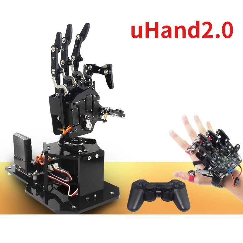 0B8 Hiwonder Arduino Stm32 Uhand2.0 Somatosensory Bionic Robotic Arm Kit Robot Hand Claw Open ...