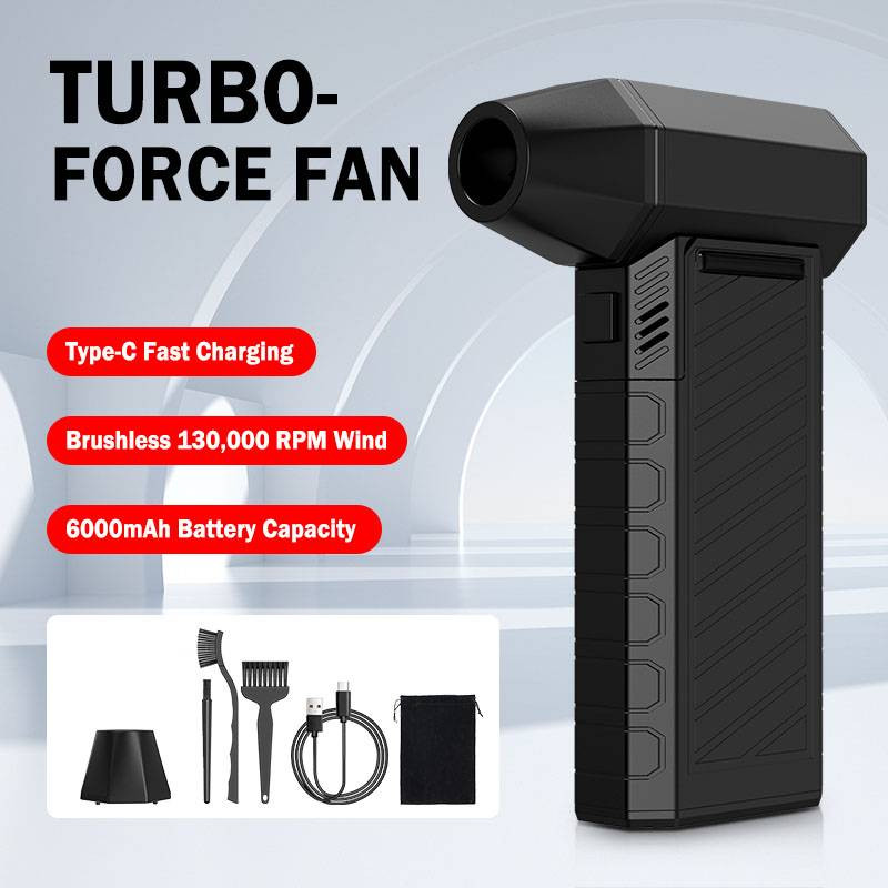 New 130,000RPM violent turbo fan 55m/s strong wind speed multi-function ...
