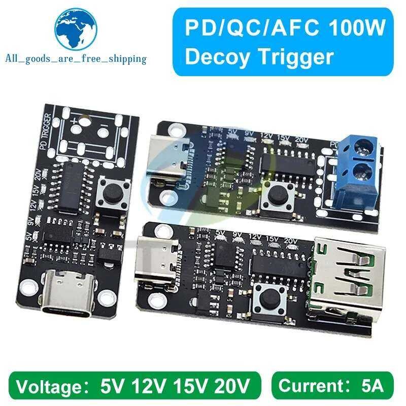 397 DIYTZT 100W 5A Usb C Trigger Pd Qc Decoy Board Fast Charge USB Type C PD 2.0 3.0 Power D ...