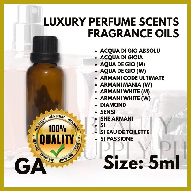 ⚽ 5ml GA Luxury Perfume Scents Fragrance Oils For Perfume Making ...