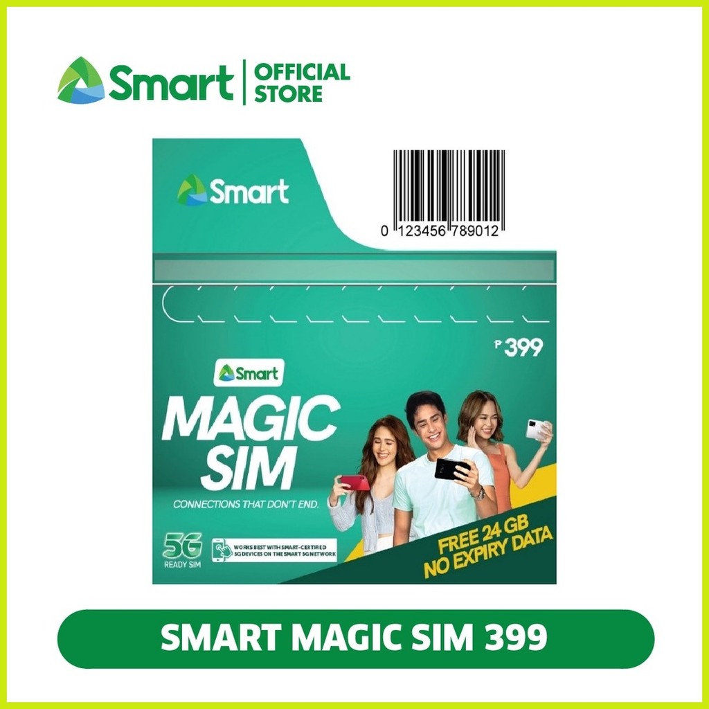 ஐ Smart Magic Sim With Free 24GB Data No Expiry (DELISTED) | Shopee ...