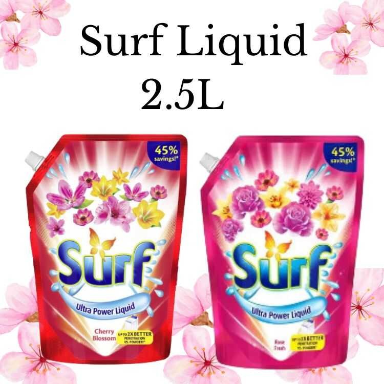 SURF LIQUID DETERGENT LAUNDRY SOAP 2.5Liter | Shopee Philippines