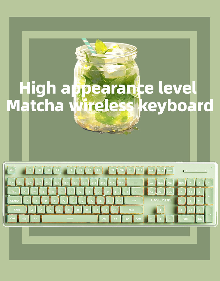 EWEADN V3 Gaming USB only Wired film Keyboard, 104 Keys Full Size All ...