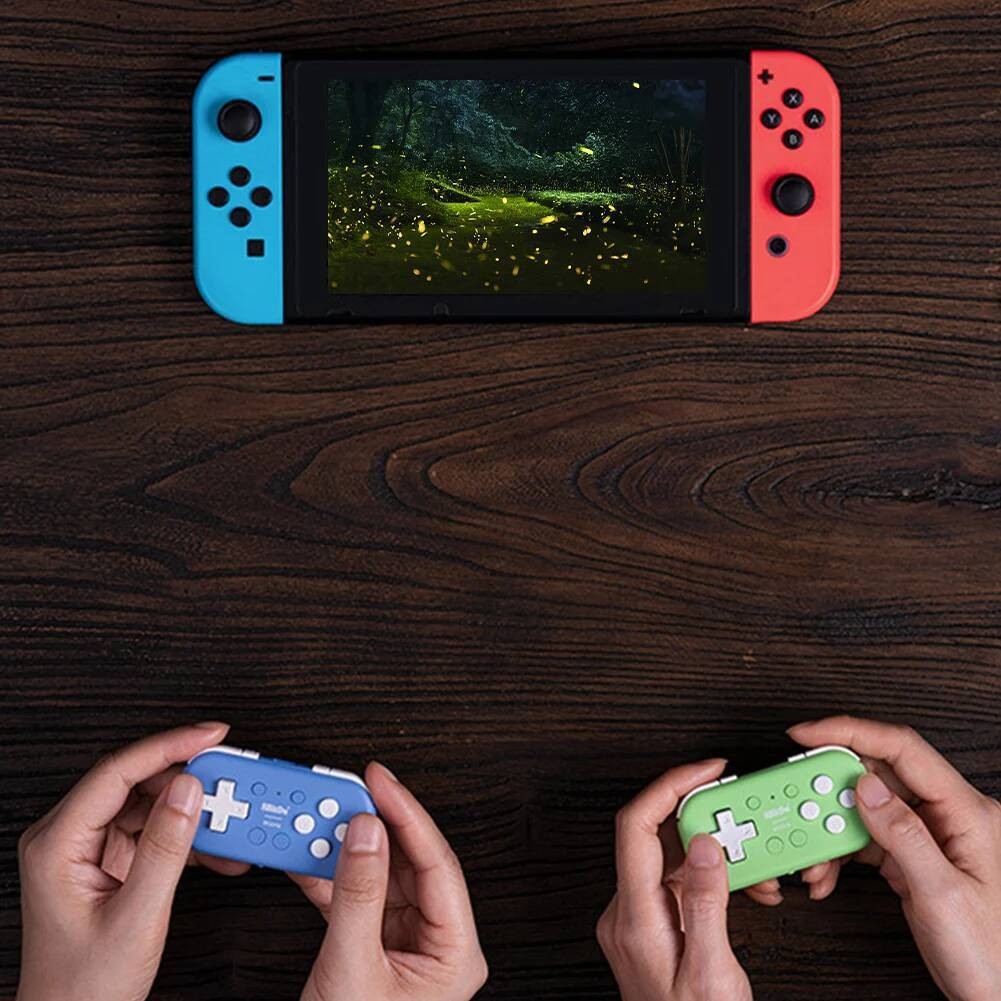 Micro 8BitDo Bluetooth Gamepad 16 Buttons Wireless Handheld Console for ...
