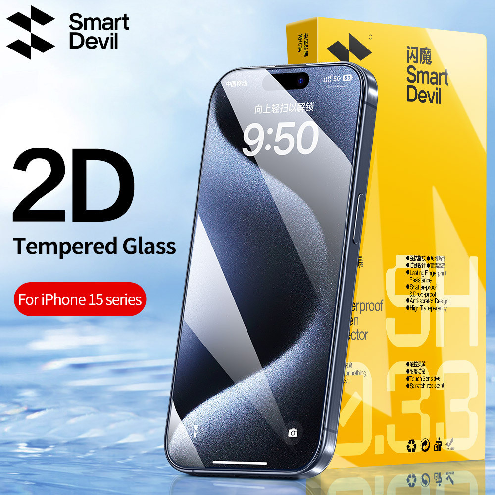 Smartdevil Screen Protector For Iphone Pro Max 16 Plus 15 14 13 15Pro X XS XR Tempered Glass S R ...