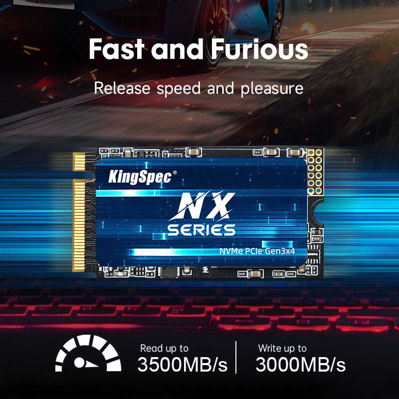 SK Kingspec Nvme 3.0 X4 256Gb 1Tb 128Gb 512Gb SSD M.2 2242 Pcie Hard Disk Internal Solid State ...