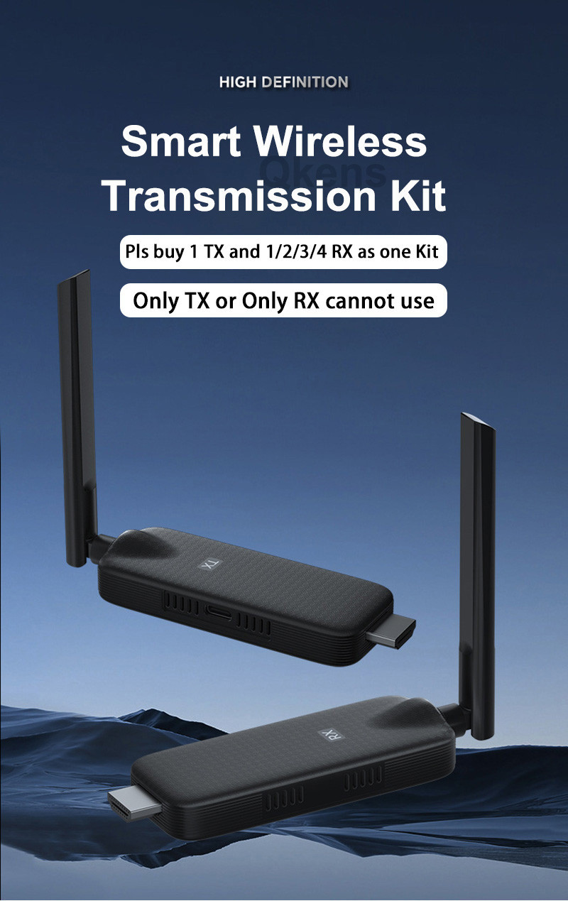 1080p Wireless HDMI Extender Video Transmitter / Receiver Laptop PC To ...