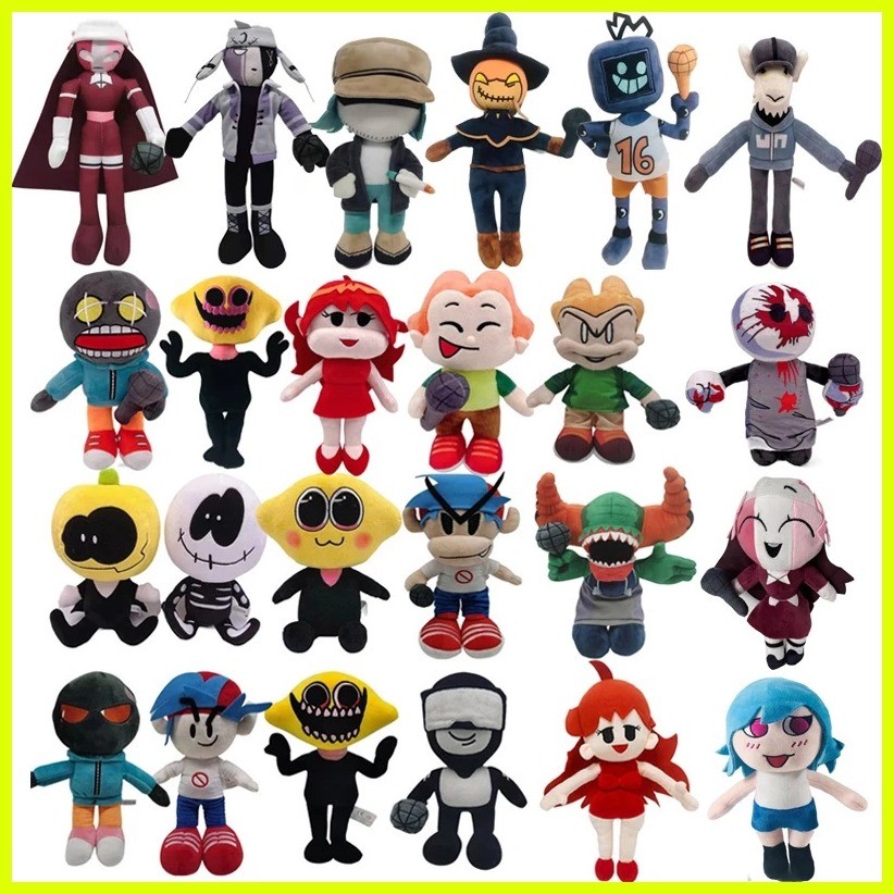 【Ready Stock+COD!!】Friday Night Funkin Plush Toy FNF Whitty and ...