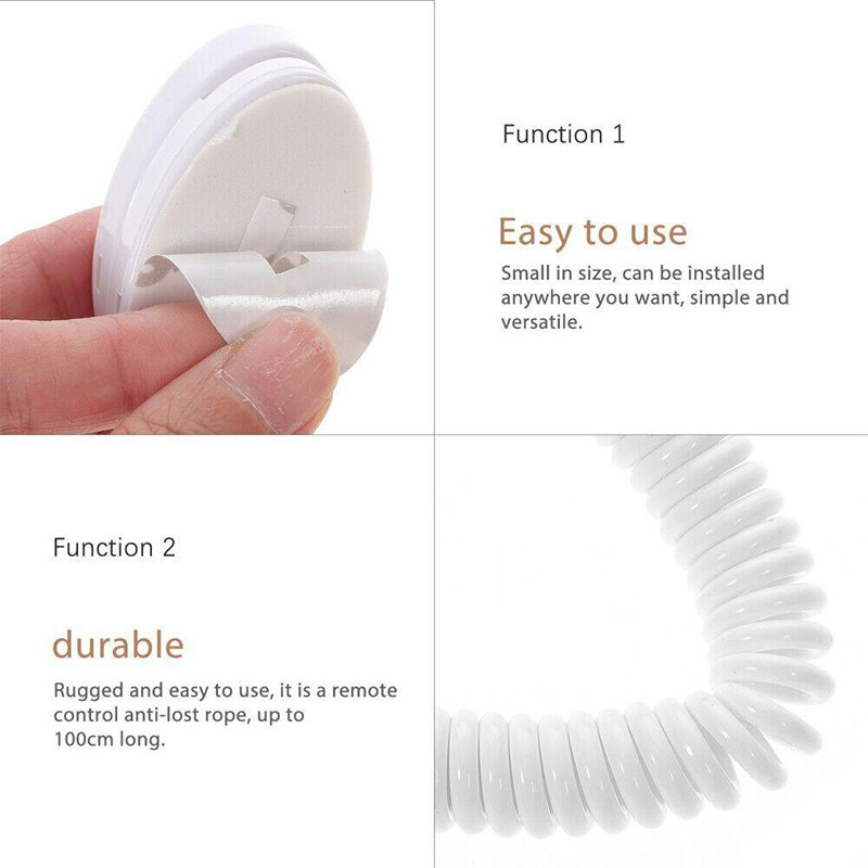 Wall-mounted Remote Control Rope Convenient Plastic Anti-lost Remote ...