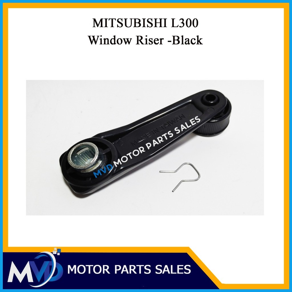 ♠ Mitsubishi L300 Door Window Handle Raiser L-300 Window Riser Gray ...