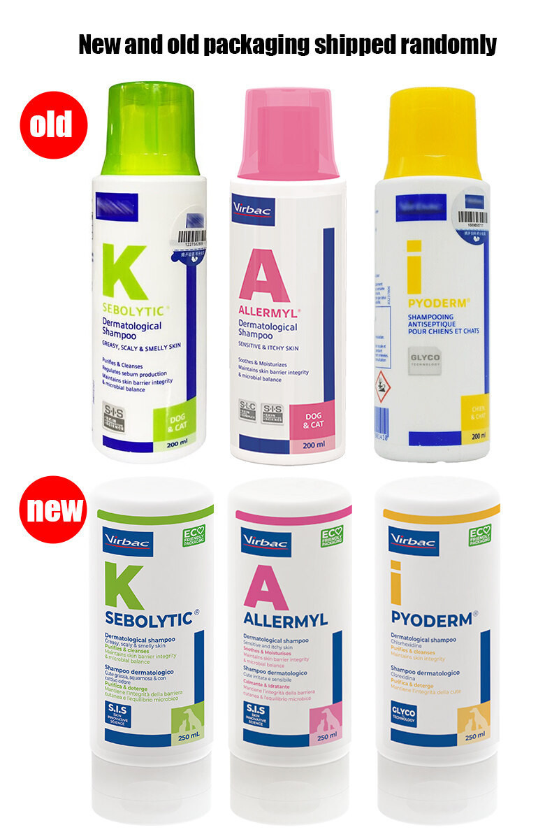 Vicbac Pet Shampoo for Dogs & Cats Anti-Fungal, Allergy Relief ...