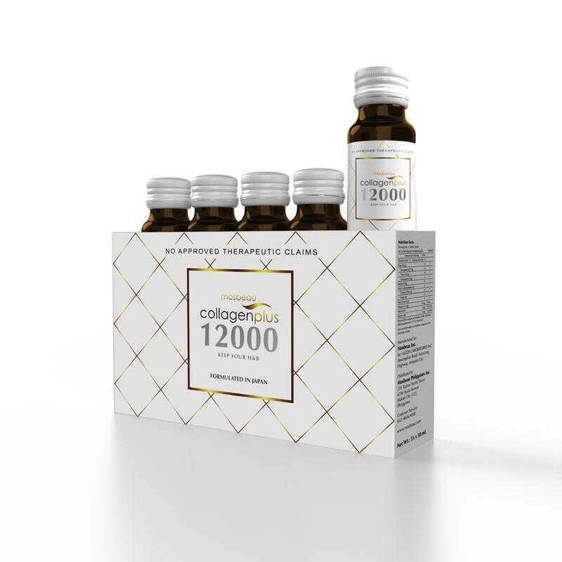Mosbeau Collagen Plus 12000 Supplement (5 Bottles, 50Ml) Edible Fiess ...
