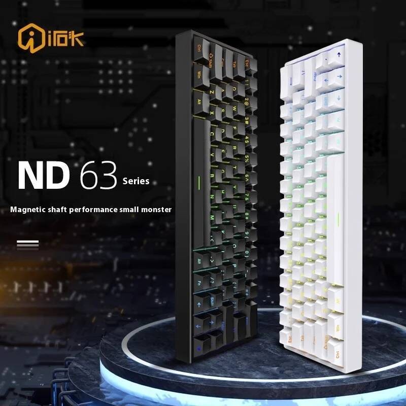 Nd63 Irok Pro Mechanical Wired Magnetic Switch Hotswap Rgb E-Sports ...