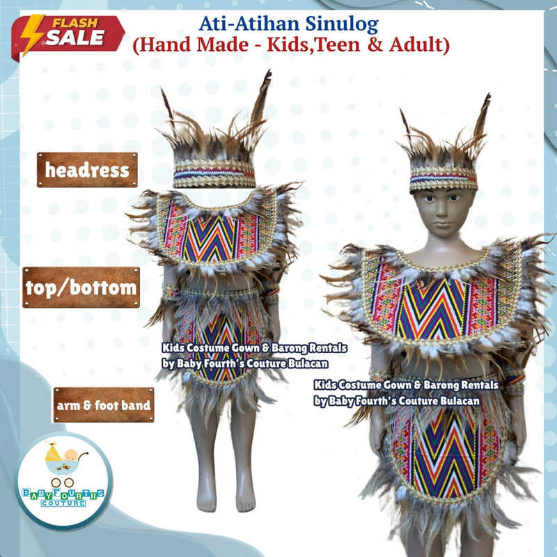 Buwan Ng Wika – Handmade Ati-Atihan / Sinulog Festival Costume For Kids ...