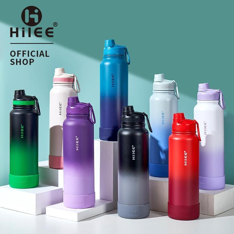 Hilee Flask Wide Mouth With Free Boot Flip Spout Lid Flexible Cap ...