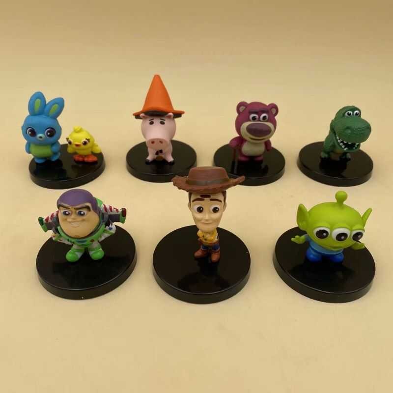 9 7 Toy Story Woody Buzz Lightyear Hug Bear Box Egg Hand Office Model ...