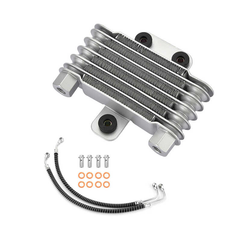 Oil a Cooler Engine Oil Cook Radiator System Kit para sa GY6 100CC ...
