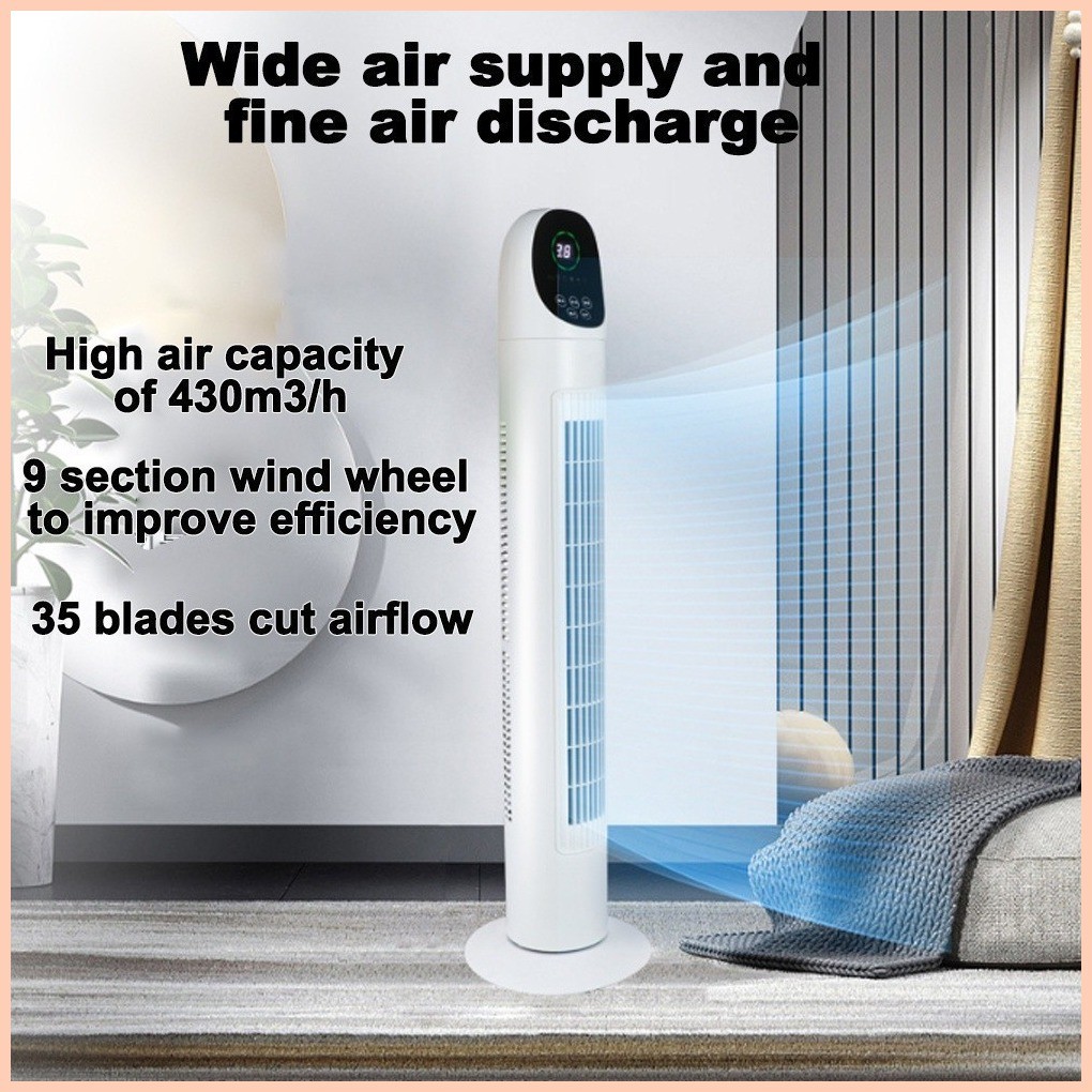 PHILIPS Electric Tower Fan Silent Bladeless Fan Air Cooler Fan Touch ...