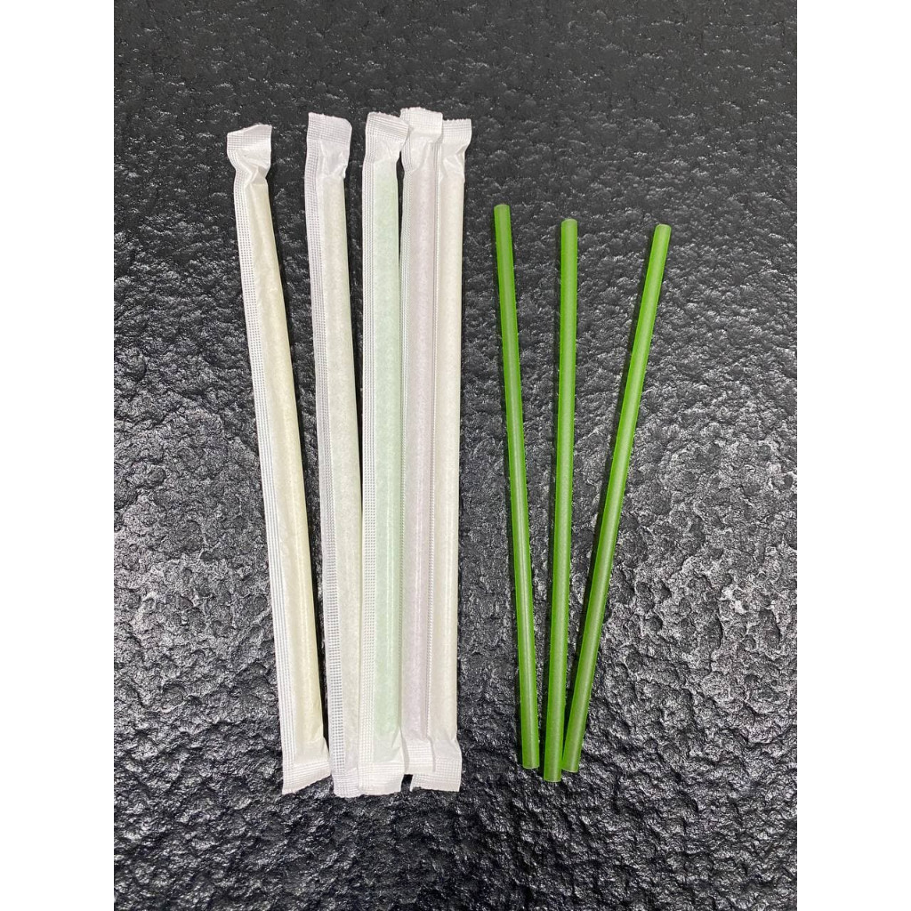 100pcs Edible Straws for Coffee, Soda, Over Iced Drink by PH ...