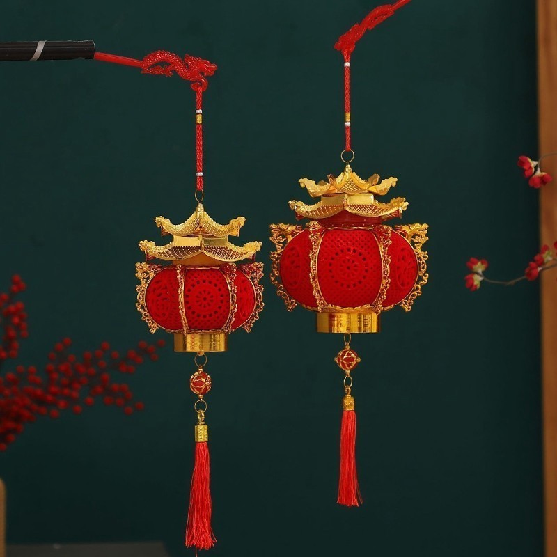 2025 New Year Lantern Spring Festival Eve Pendants Tradition Fu ...