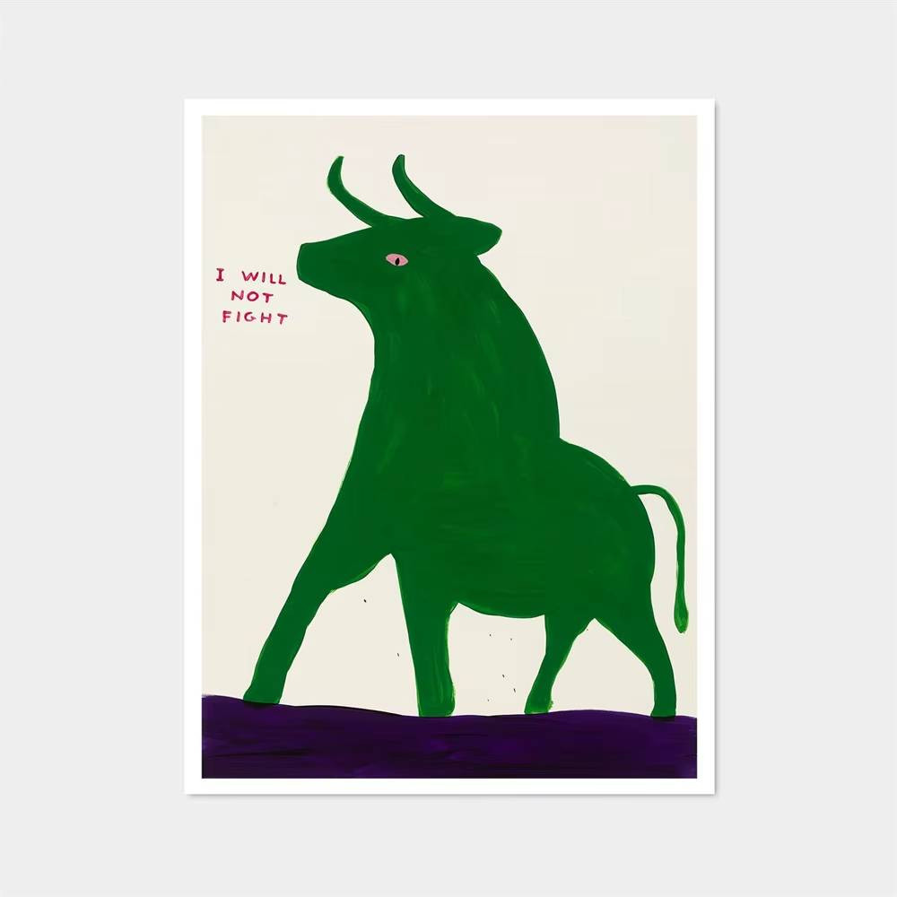 Abstract David Shrigley Frog Giraffe Banana Tomato Art Nordic Canvas ...