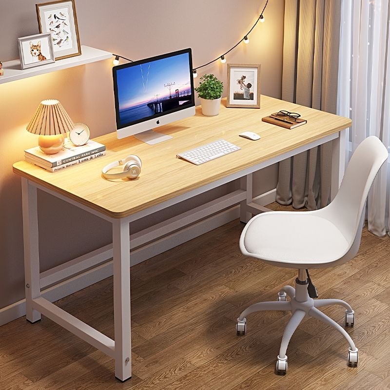 Furniture High Quality Modern Minimalist Computer Desk Solid Wood Study ...