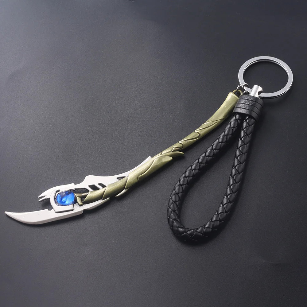 Marvel Loki Mind Scepter Keychain Pendant Mind Stone Owner Keyring ...