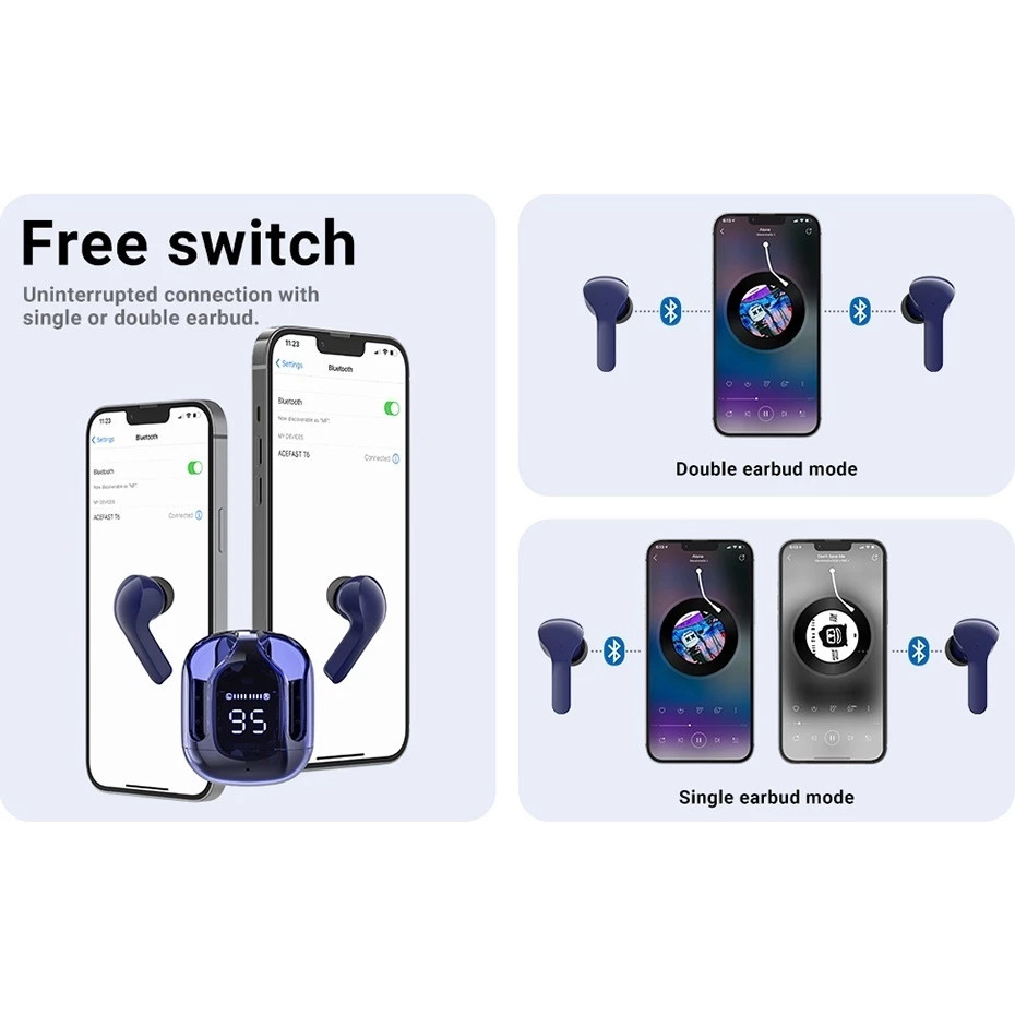 Bluetooth Earbuds Wireless Headphones HK3 Sport Earphones and Seamless ...