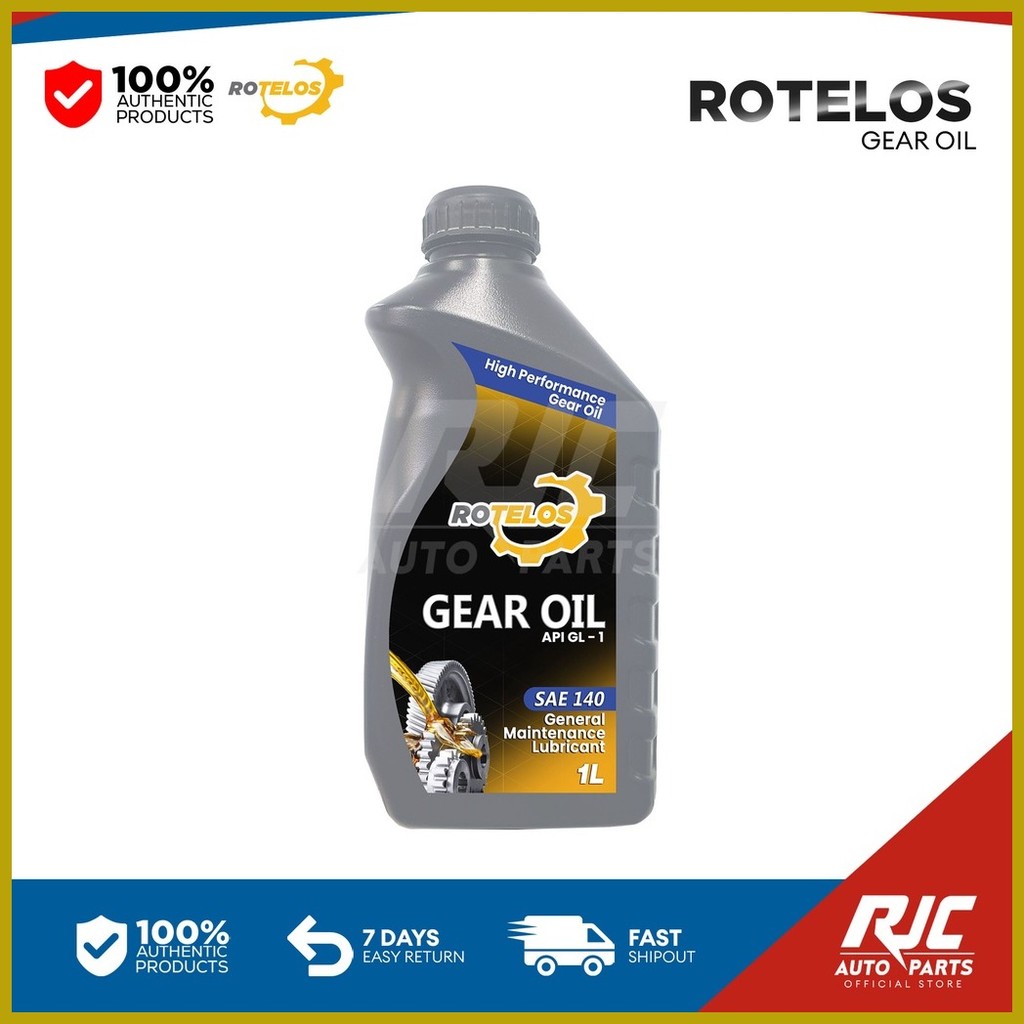 ☸ Rotelos SAE140 Api GL-1 Gear Oil 1 Liter ( 1L ) | Shopee Philippines