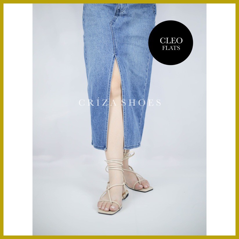 ♟ CRIZA SHOES CLEO FLAT SANDALS | Shopee Philippines