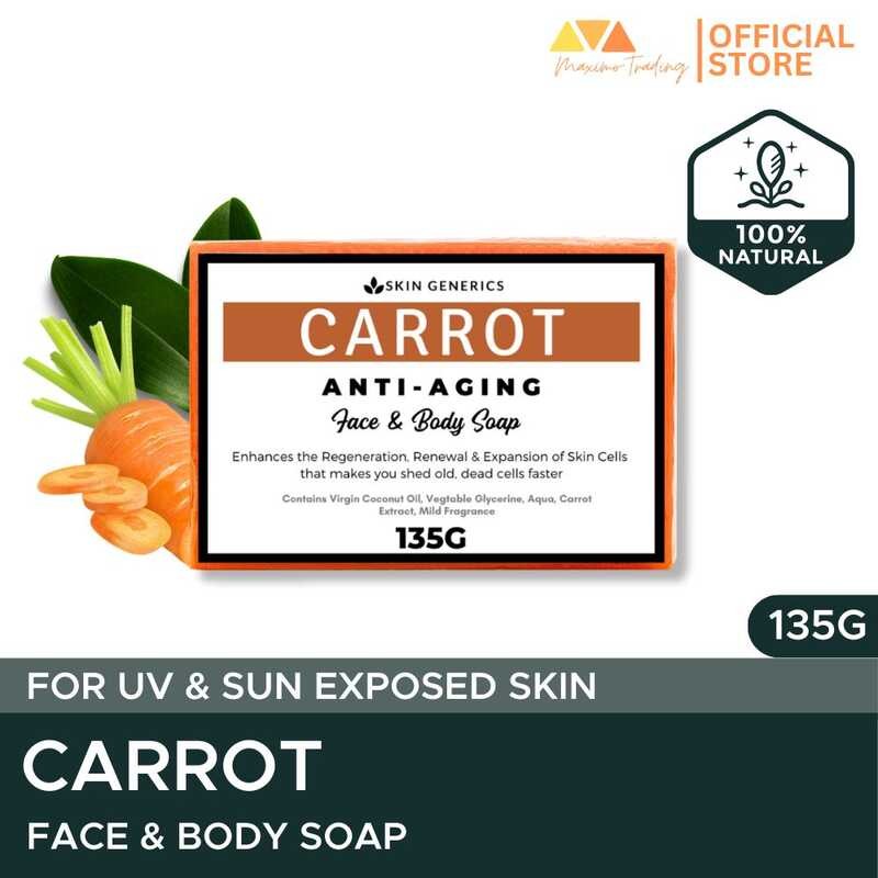 [ CARROT WHITENING SOAP ] Skingenerics Organic Carrot Rejuvenating ...