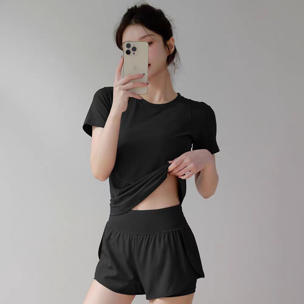 Mabilis damit, set manggas maikling mabilis pagtuyo tag-init, maluwag ...