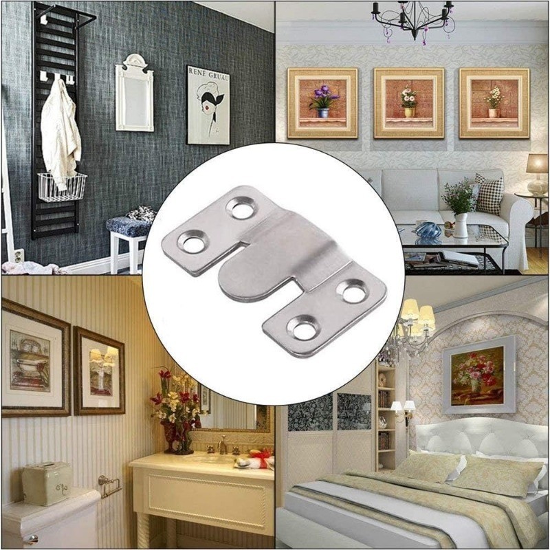1/5/10pcs Stainless Steel Interlock Brackets, Hanging Buckle Kit for ...