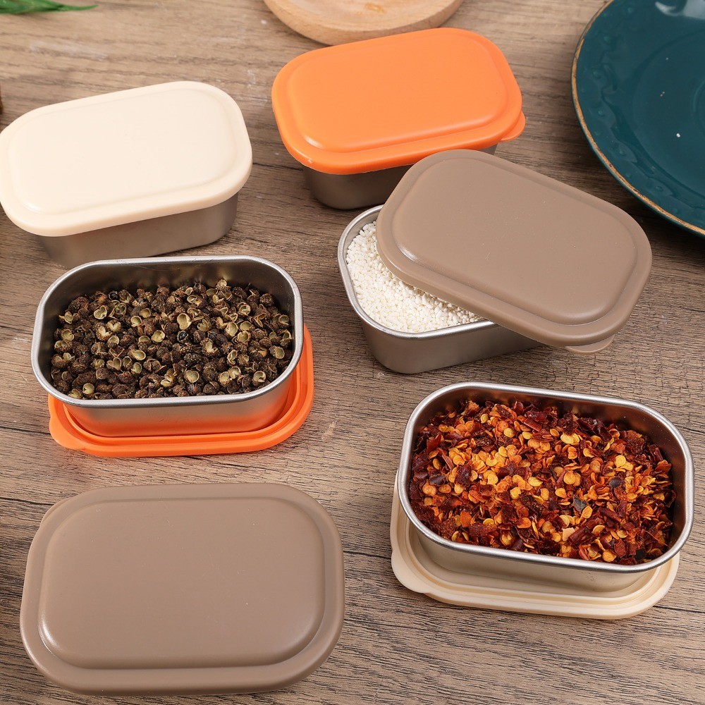 Sealed Hygienic Sauce Ingredient Storage Box - Durable Stainless Steel ...