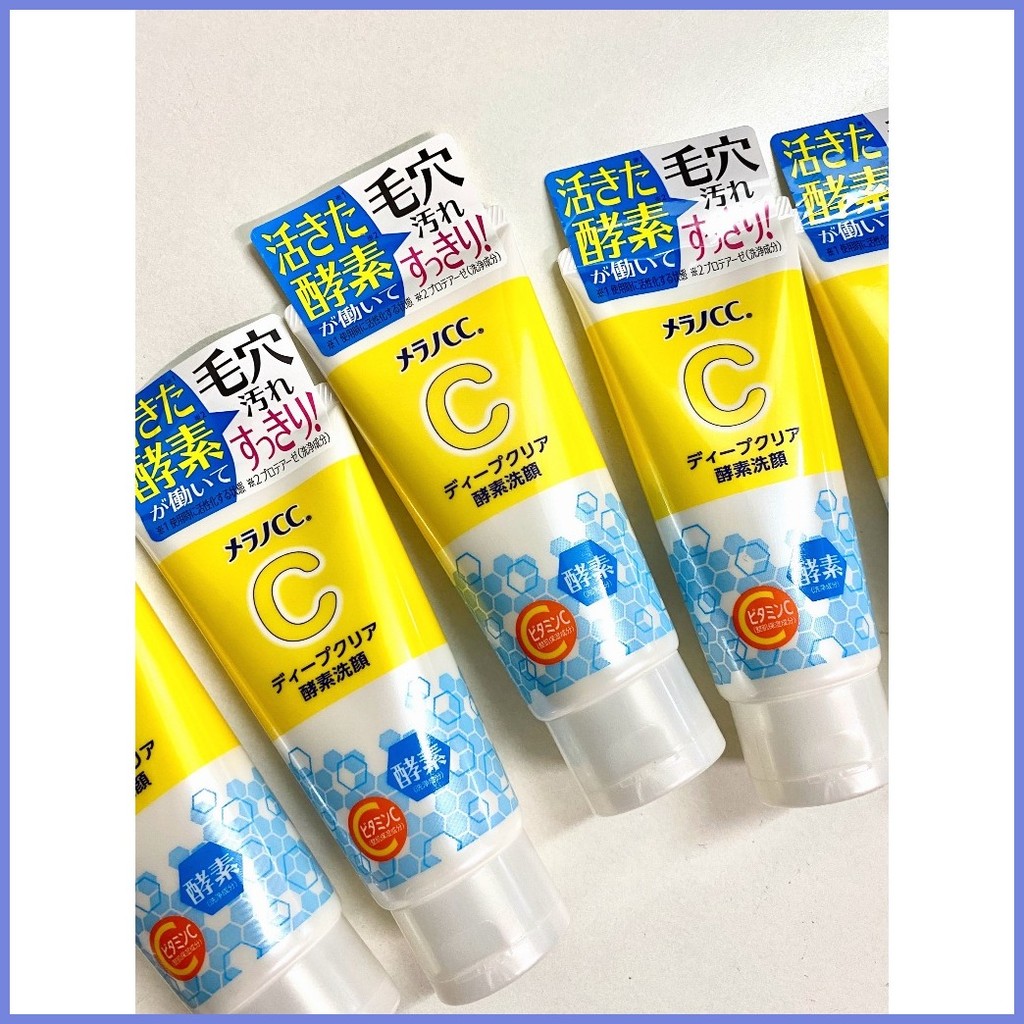 ⏺️COD⏺️ Rohto Melano CC Vitamin C Brightening Enzyme Face Wash 130g ...