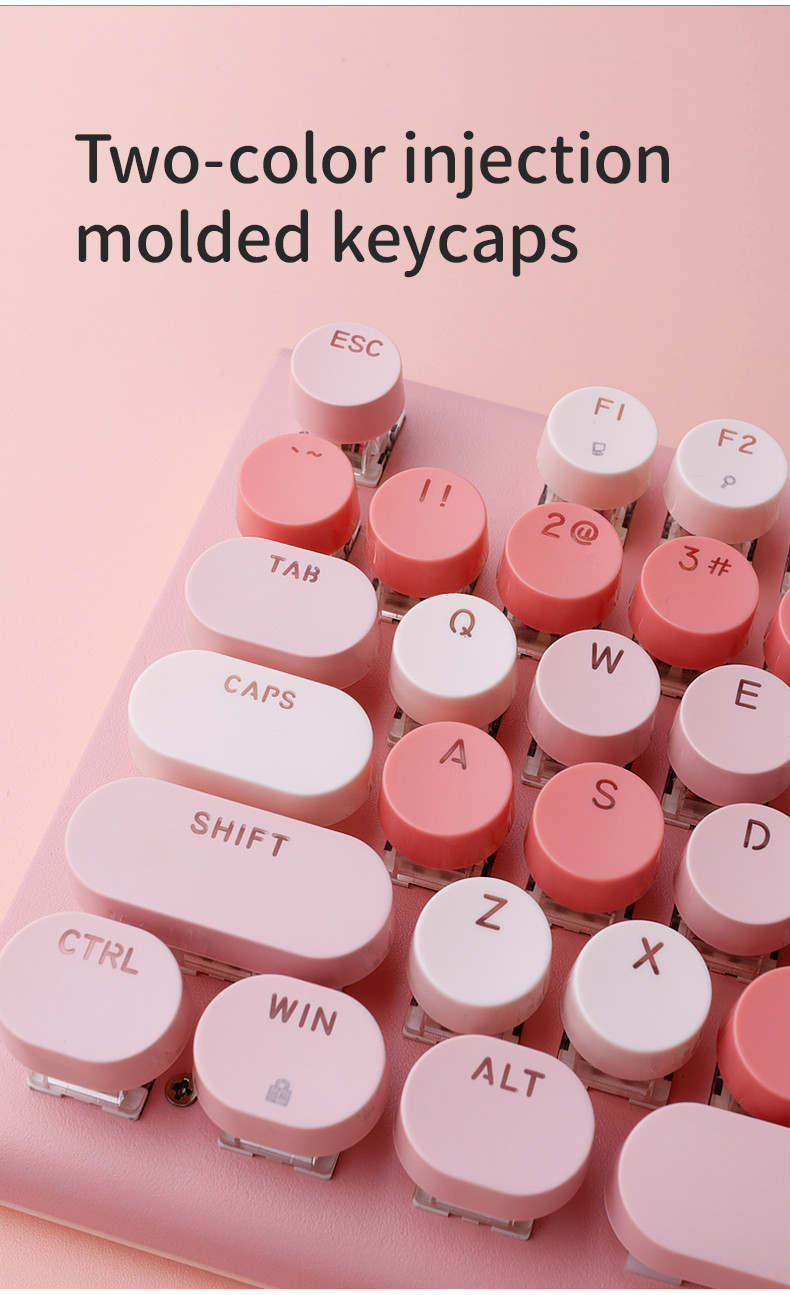 MOFii GEEZER G5 Wired Illuminated Personalized Mechanical Keyboard with ...