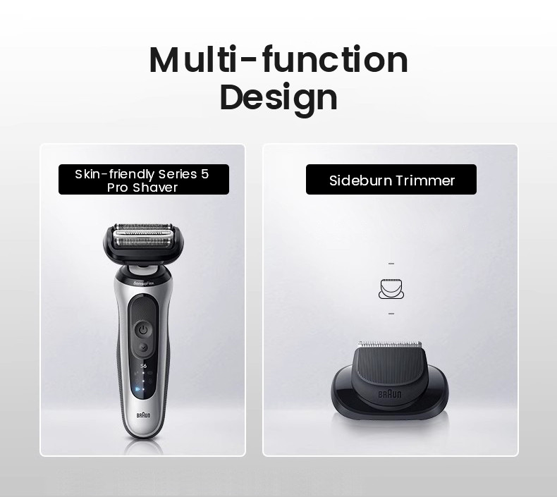 Braun Series 6 Pro 62-S1200s Electric Shaver Full Body Wash with ...