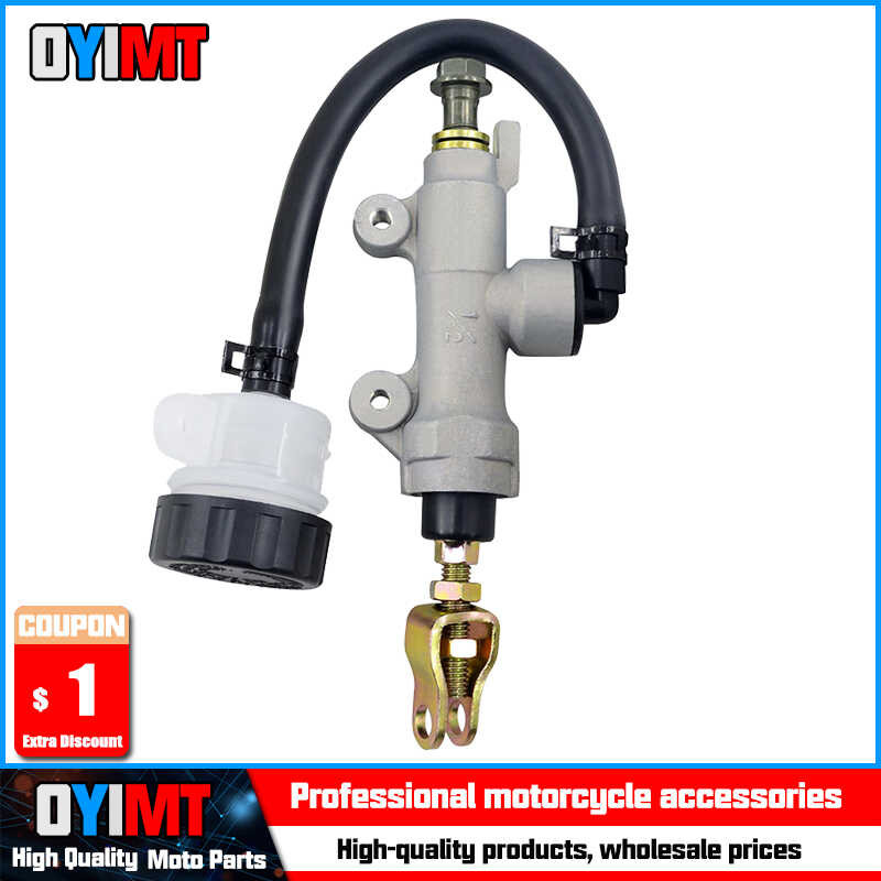 Motorcycle Rear Foot Hydraulic Brake Master Cyder Pump Para Sa HONDA ...