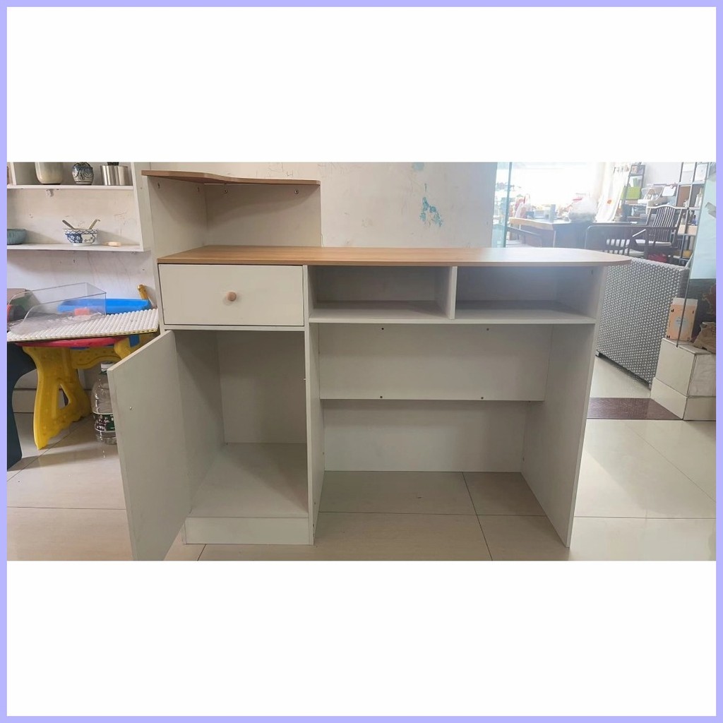 Large cash register, modern minimalist convenience store front desk ...