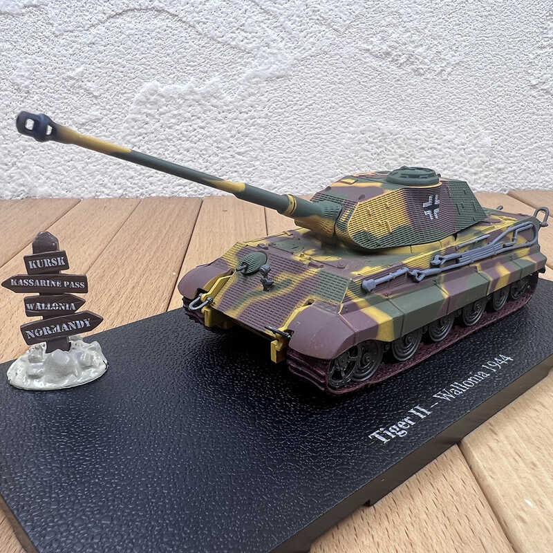 1:72 Scale Diecast Alloy World War II German Tiger King Tank Chariot ...