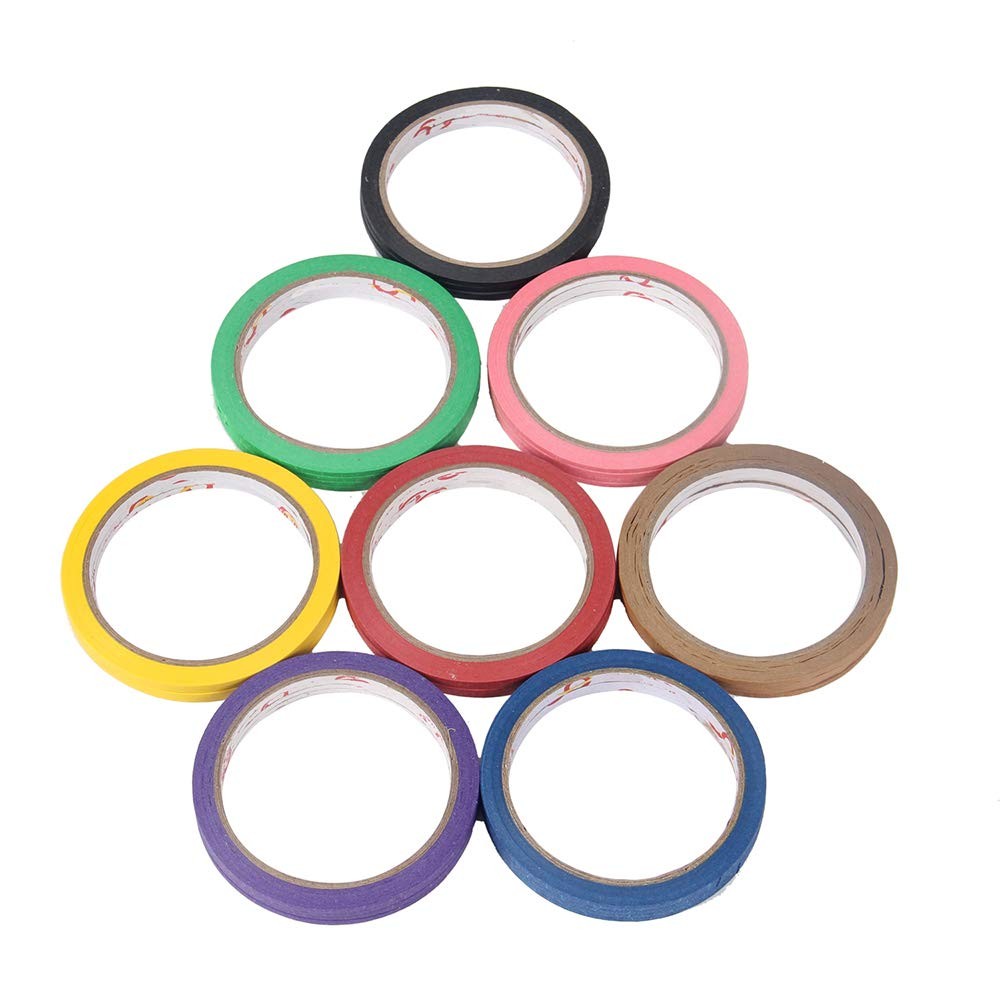 1Roll Colored Masking Tape Rolls Craft Paper Tape - Teacher Tape For ...