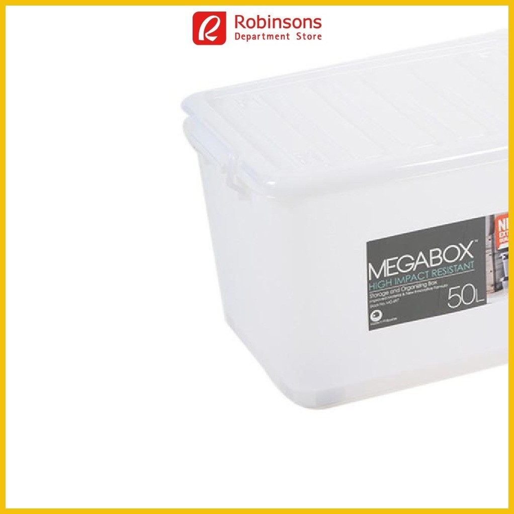 Megabox 50L Storage Box (Clear) | Shopee Philippines