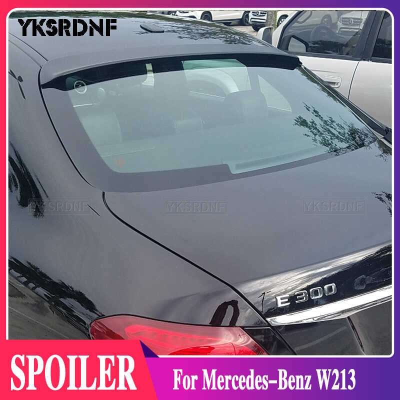 90B For Mercedes-Benz W213 E200 E260 E300 E350 2016-2019 ABS Material Primer Color Car Tail Wing ...