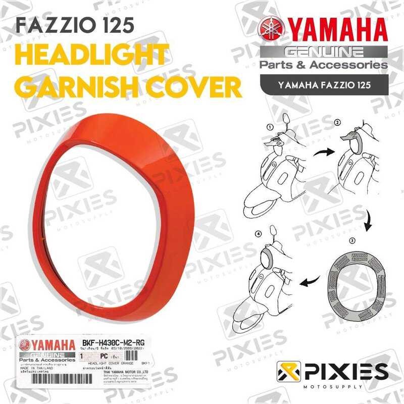LY Bkfh430cm2 GENUINE ACCESSORIES YAMAHA FAZZIO HEADLIGHT GARNISH COVER ...