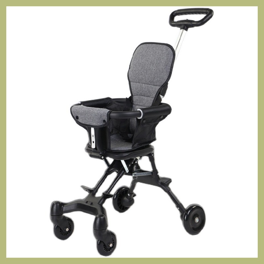 ANGEL Stroller for Baby foldable stroller large seat with brake wheels ...