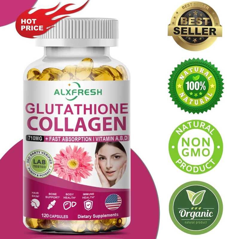 Collagen Multi & Glutathione Biotin Plement Para Sa Skin , Hair, Bone ...
